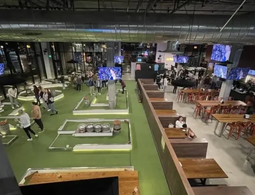 Elevated mini golf experience with local beers, mexican fare & a party ...